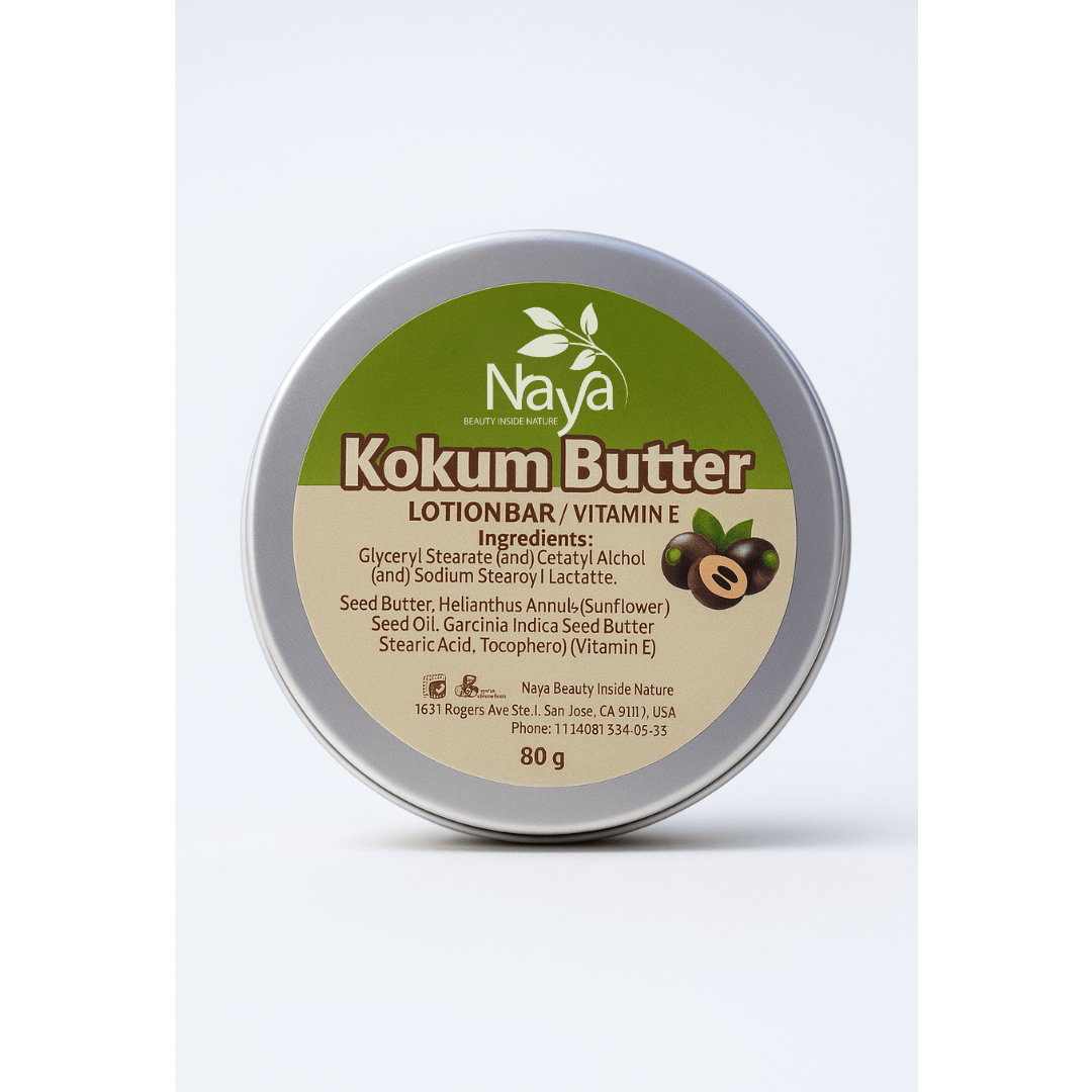 Kokum Butter Lotion Bar – Intense Moisture for Dry Skin – Naya
